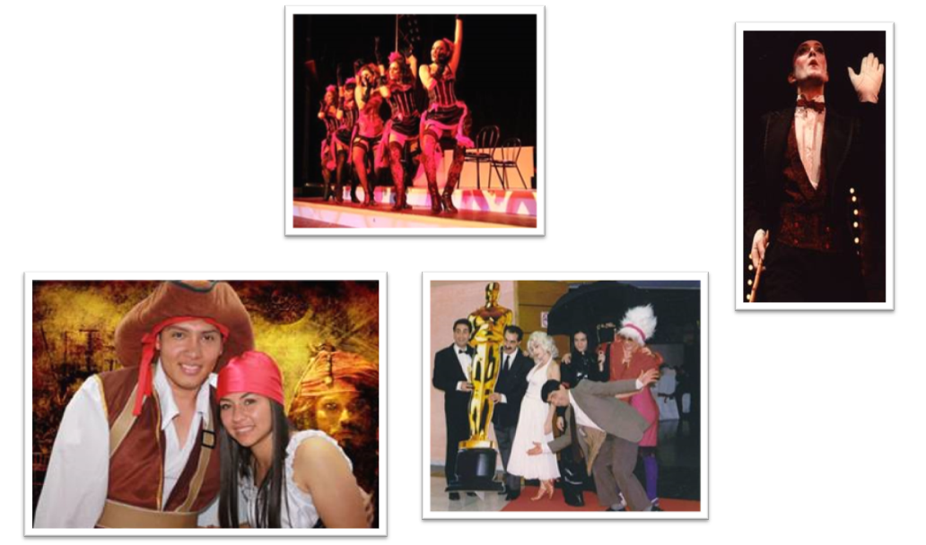 Eventos temáticos. Transforma tu fiesta en lo que quieras.